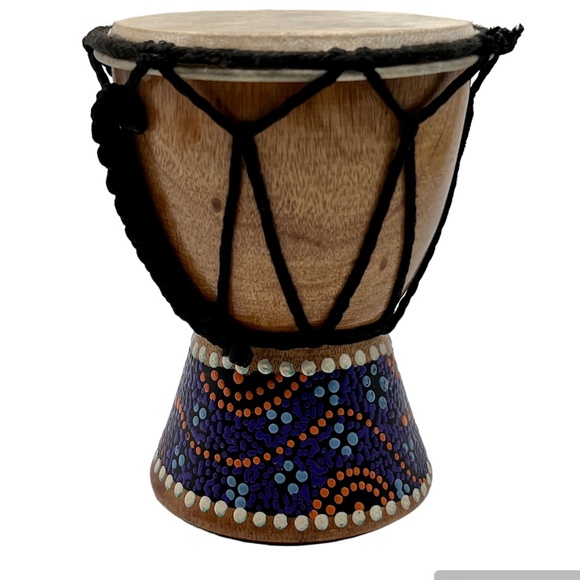 Unbranded | Other | Djembe African Style Mini Wood Drum Hand Painted ...